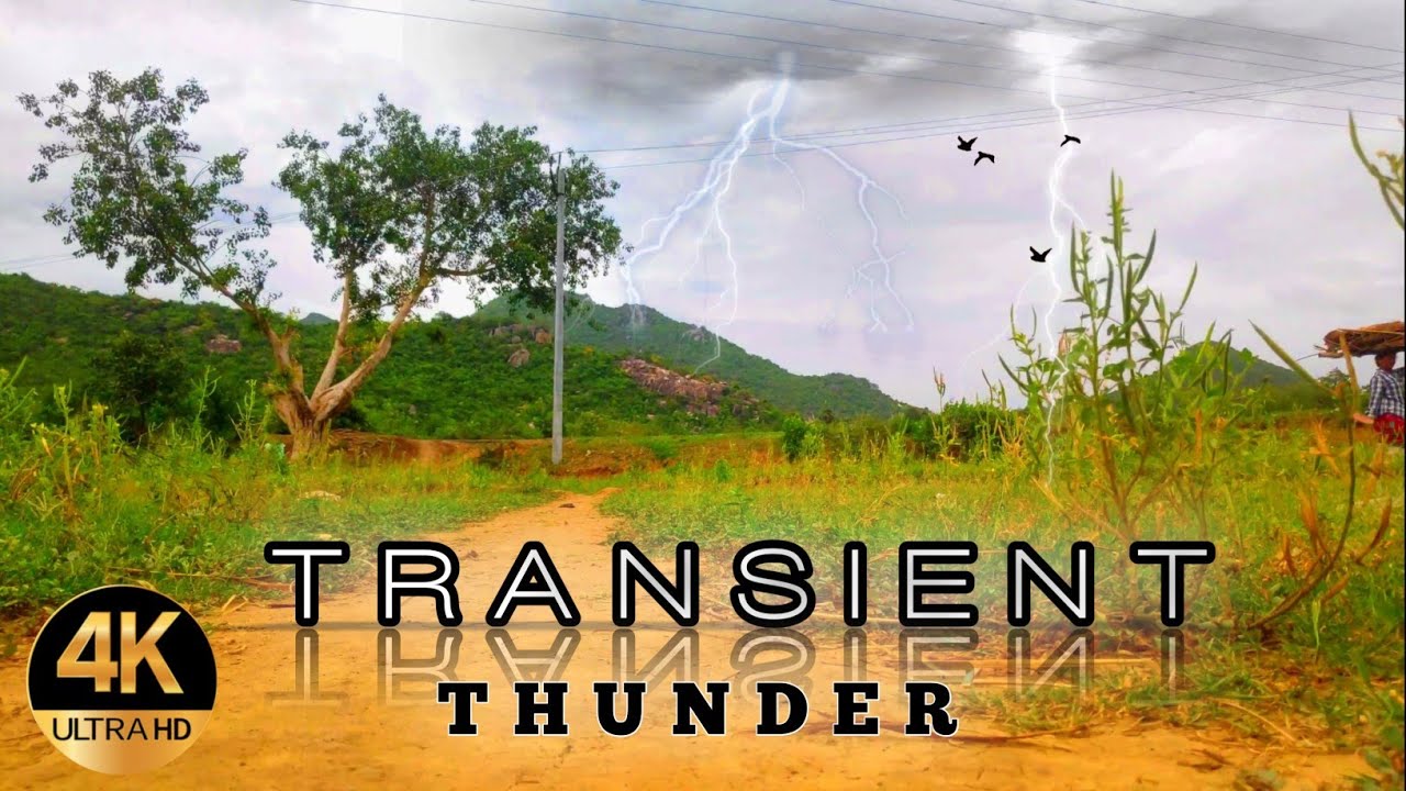 #Dangerous Lightning Strikes THUNDER / #4k-UHD Transient blue sky / # ...