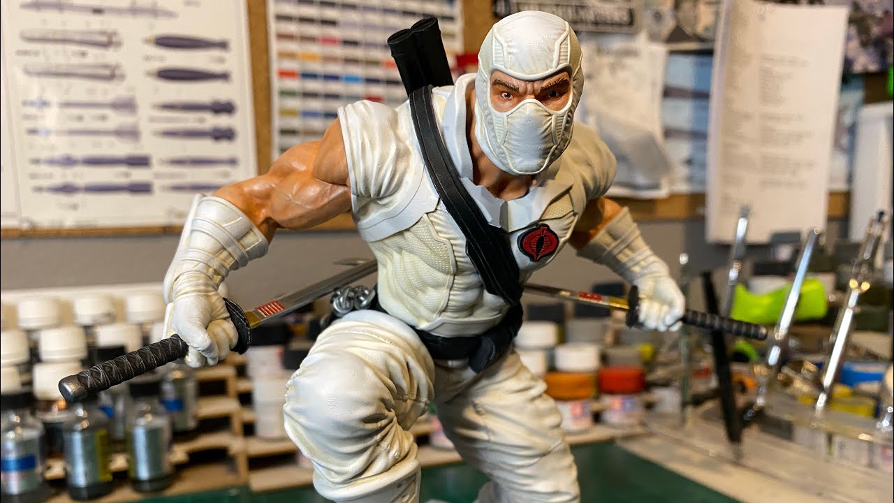 Snake Eyes & Storm Shadow 3D Printed Figures Part 2 - YouTube