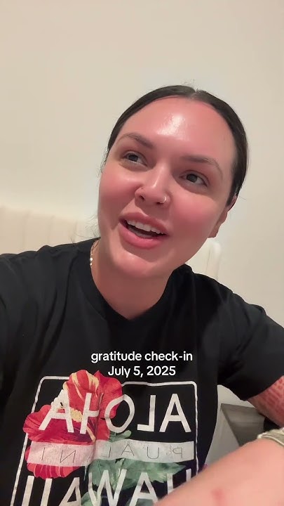 gratitude check in - 7/5/25 - YouTube