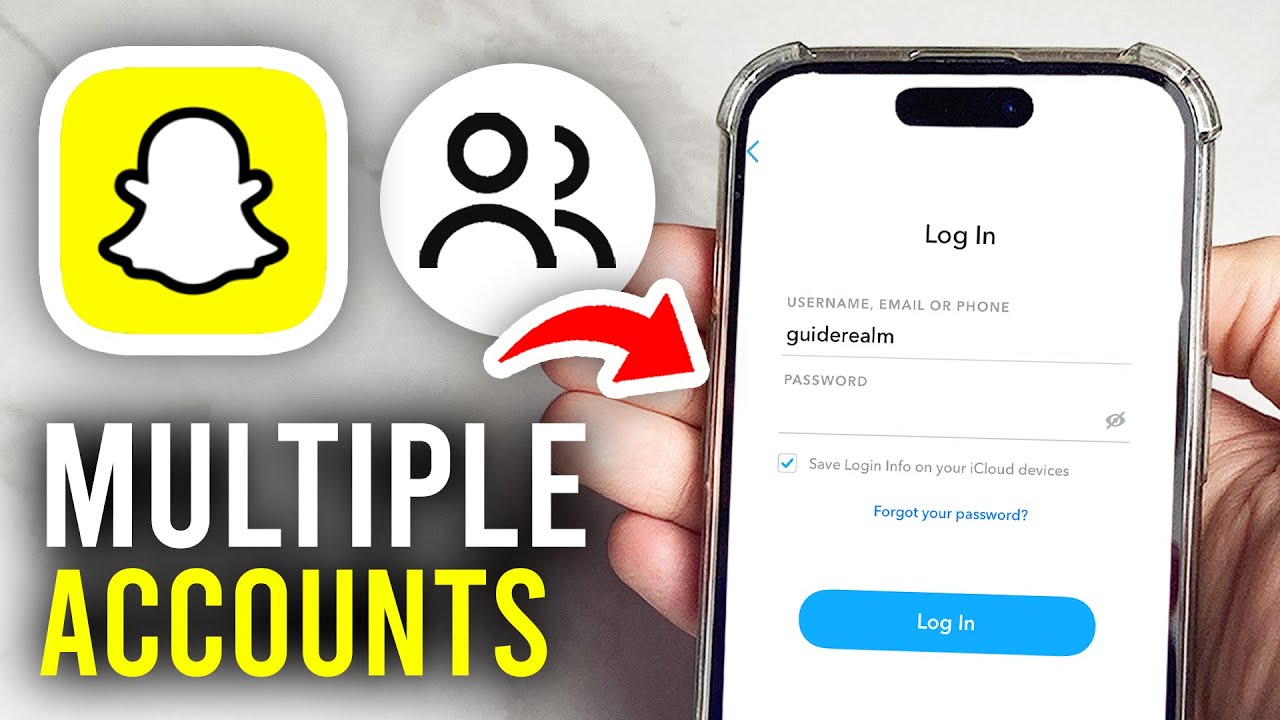 How To Add Another Account In Snapchat - Full Guide - YouTube