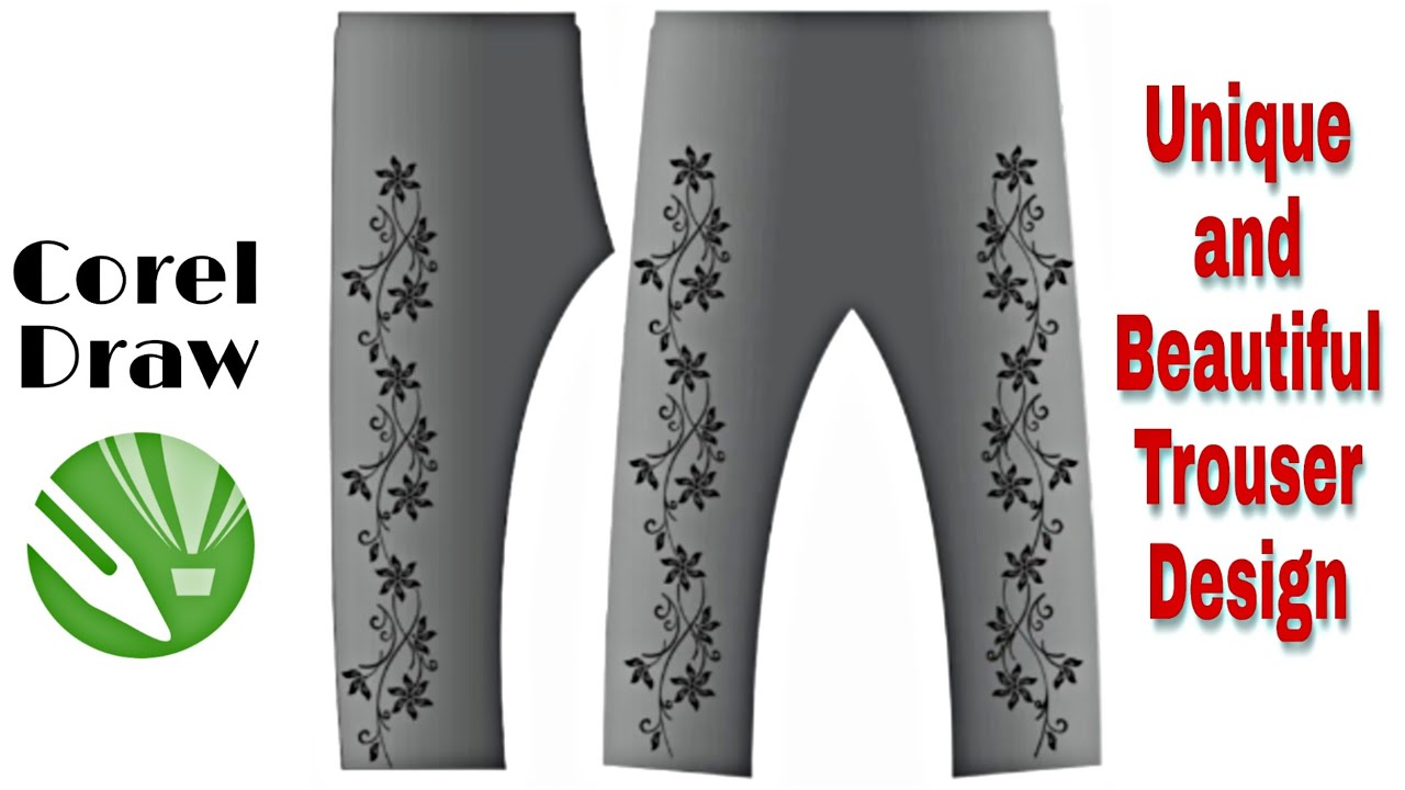 #CorelDraw. beautiful Trouser design. #how make to trouser design on ...