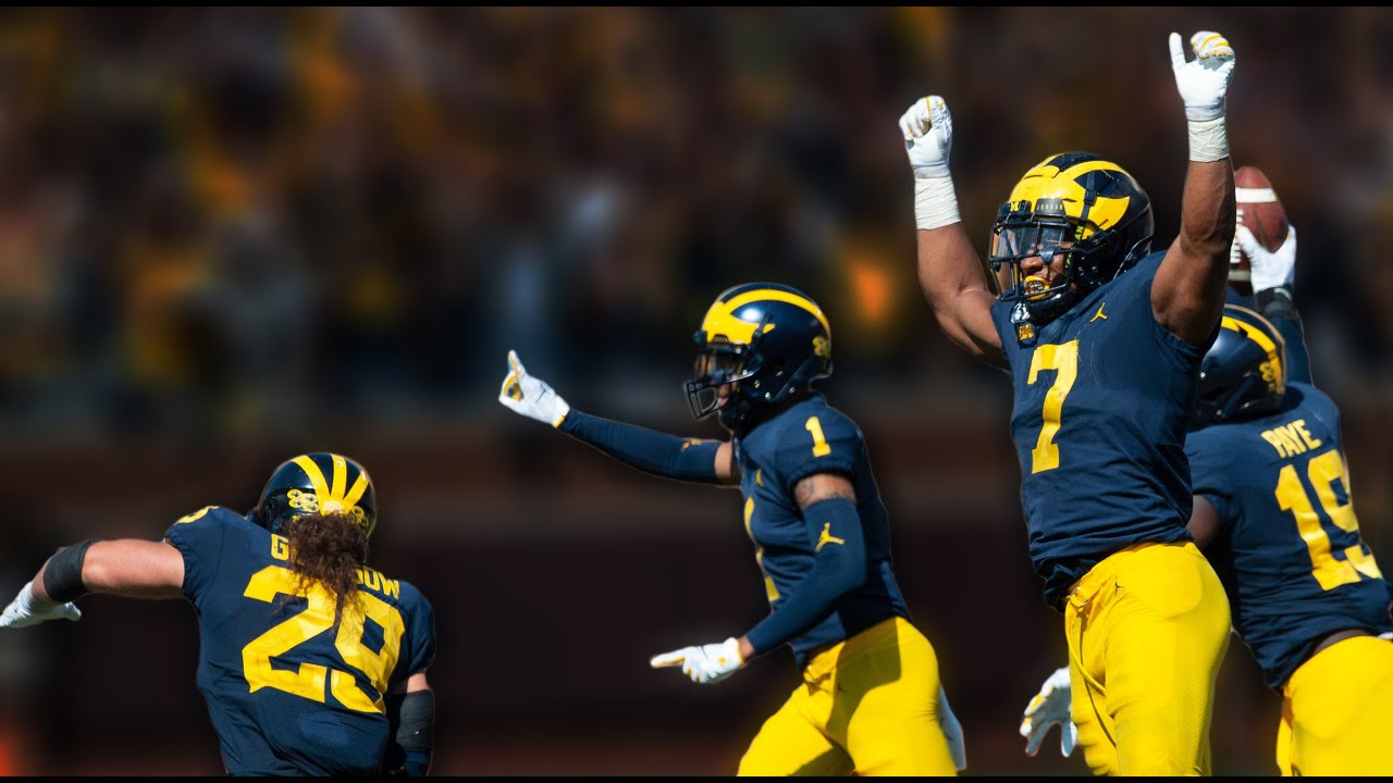 Michigan Football Highlights | Big Defensive Plays 2019 - YouTube