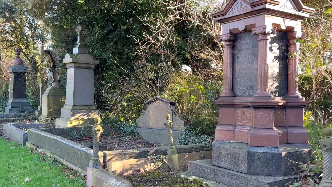 Nature walk through the cemetery 🪦 - YouTube
