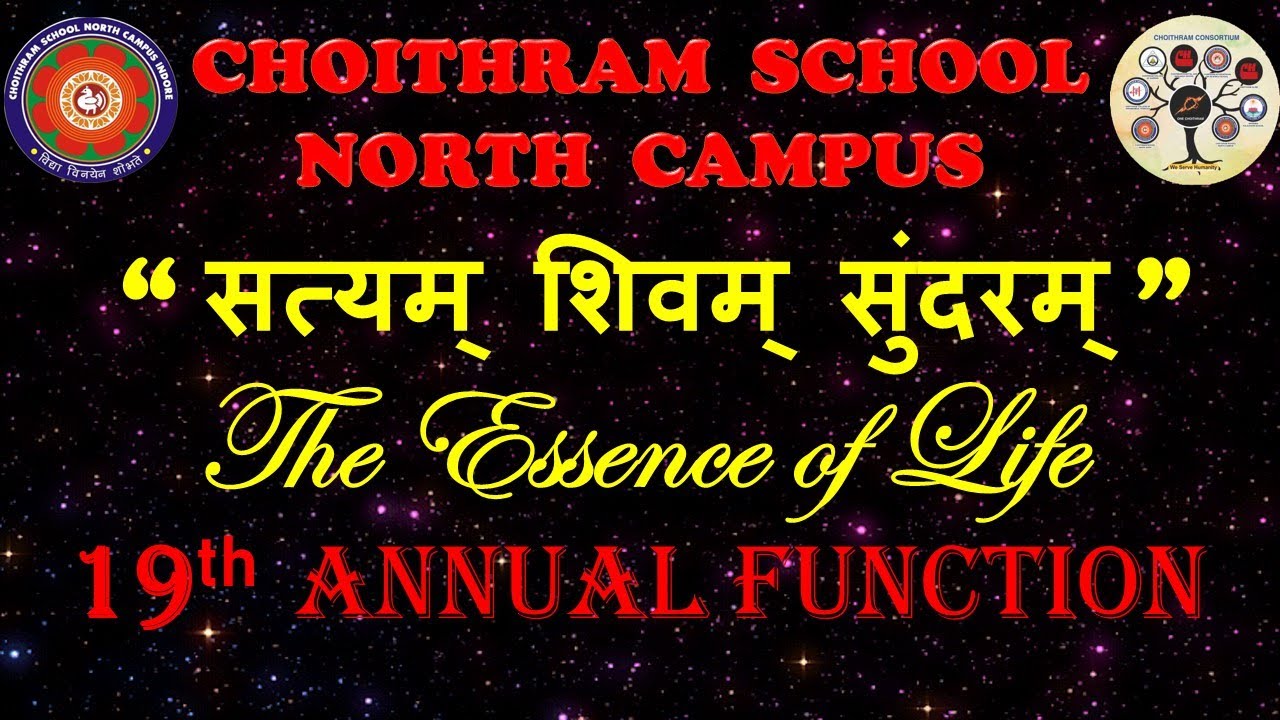 19th Annual Function 2024-25 CHOITHRAM SCHOOL NORTH CAMPUS - YouTube