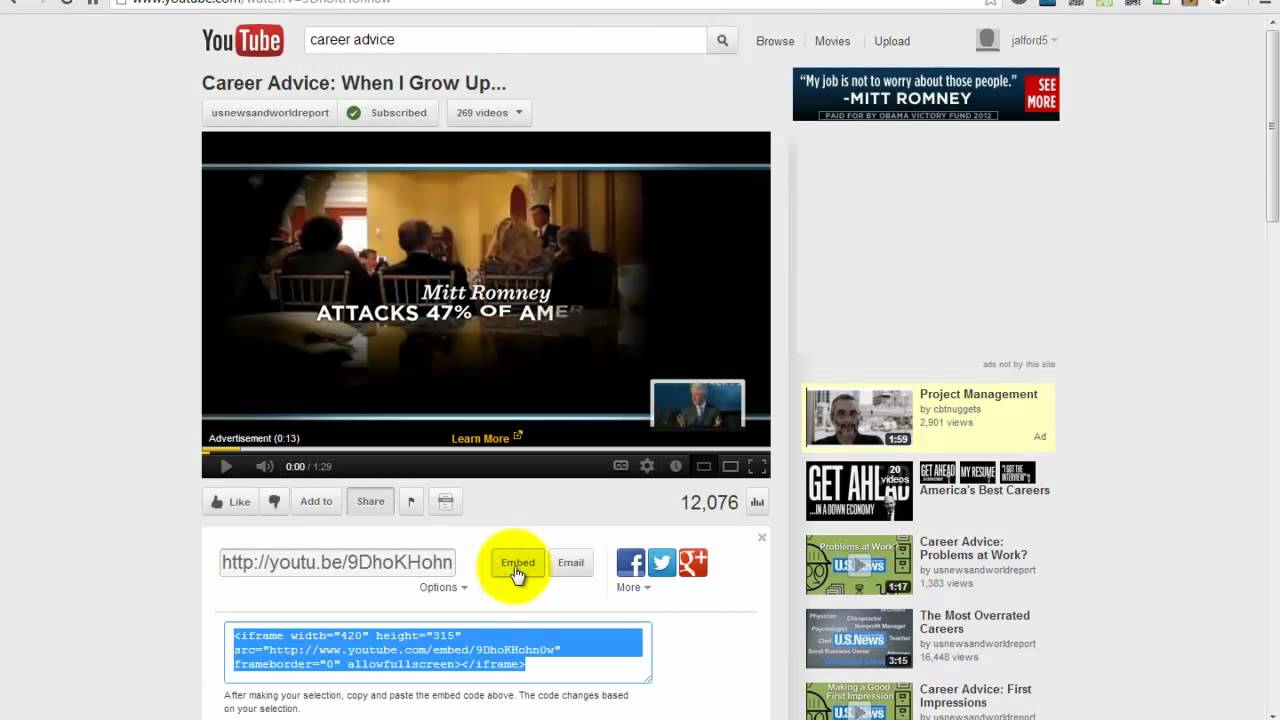 Insert YouTube Video Into PowerPoint Tutorial YouTube Insert YouTube Video Into PowerPoint Tutorial YouTube