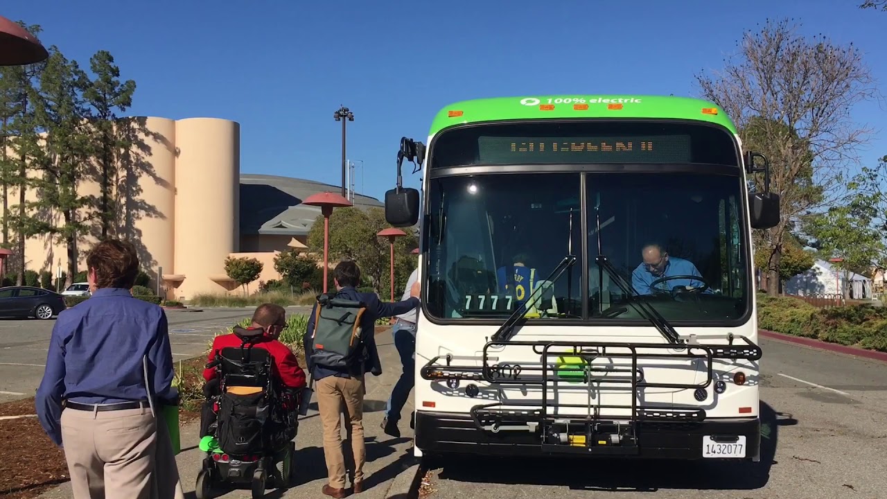 Marin Transit rolls out electric buses - YouTube