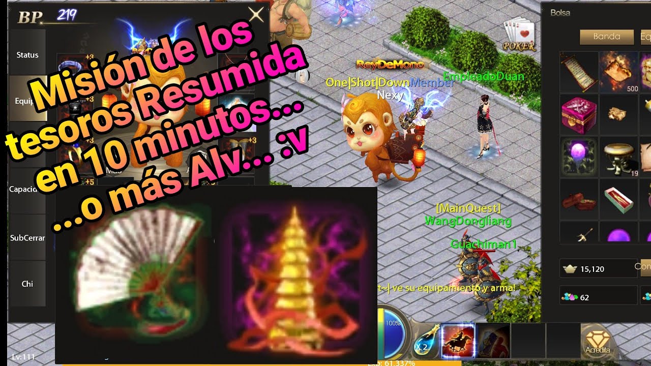 Misión de Torre y abanico Resumida Conquer Online Android - YouTube