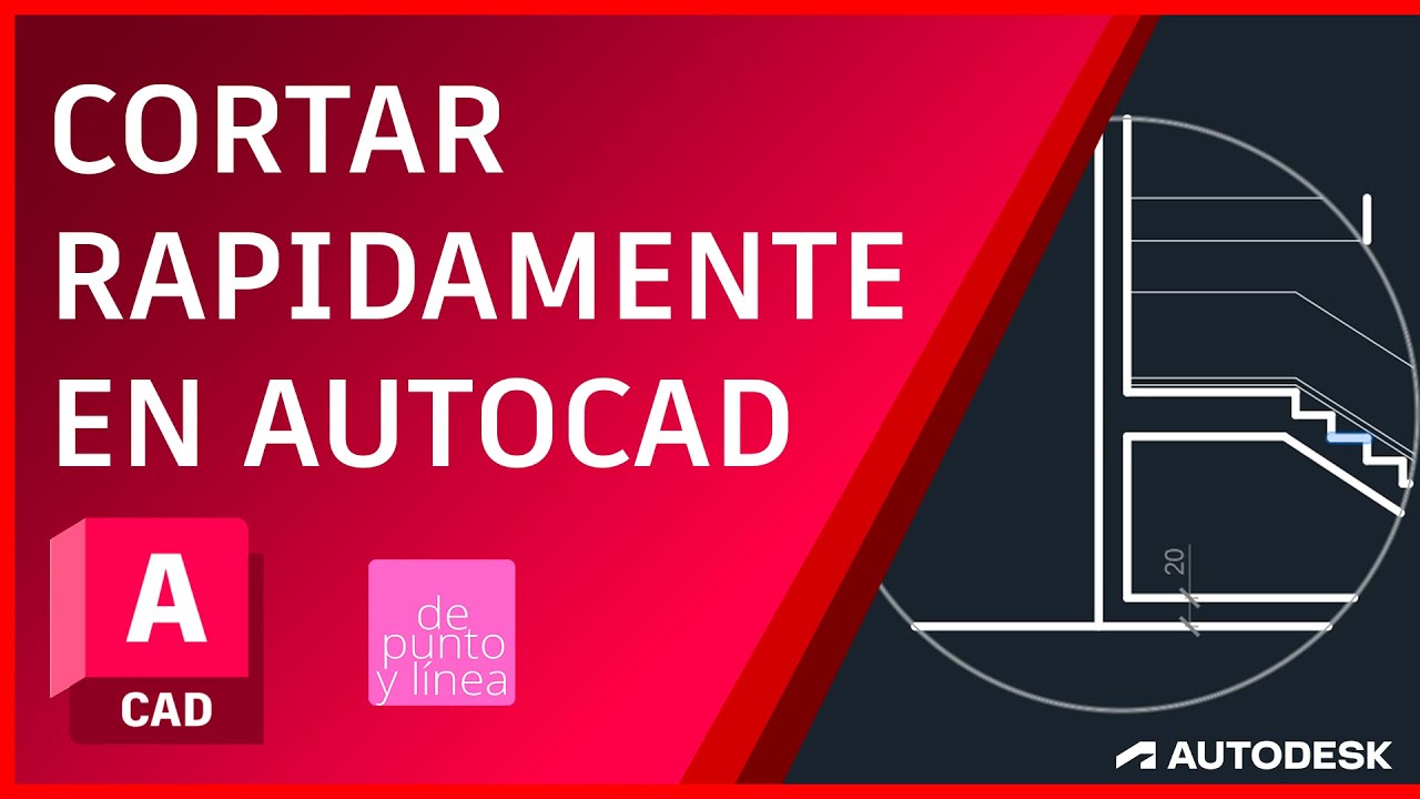 Aprende a CORTAR INMEDIATAMENTE varios dibujos en AutoCAD con el ...