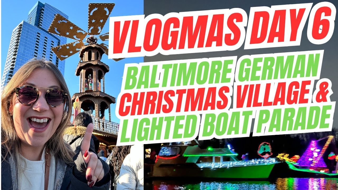 baltimore german christmas village | middle river lighted boat parade ...