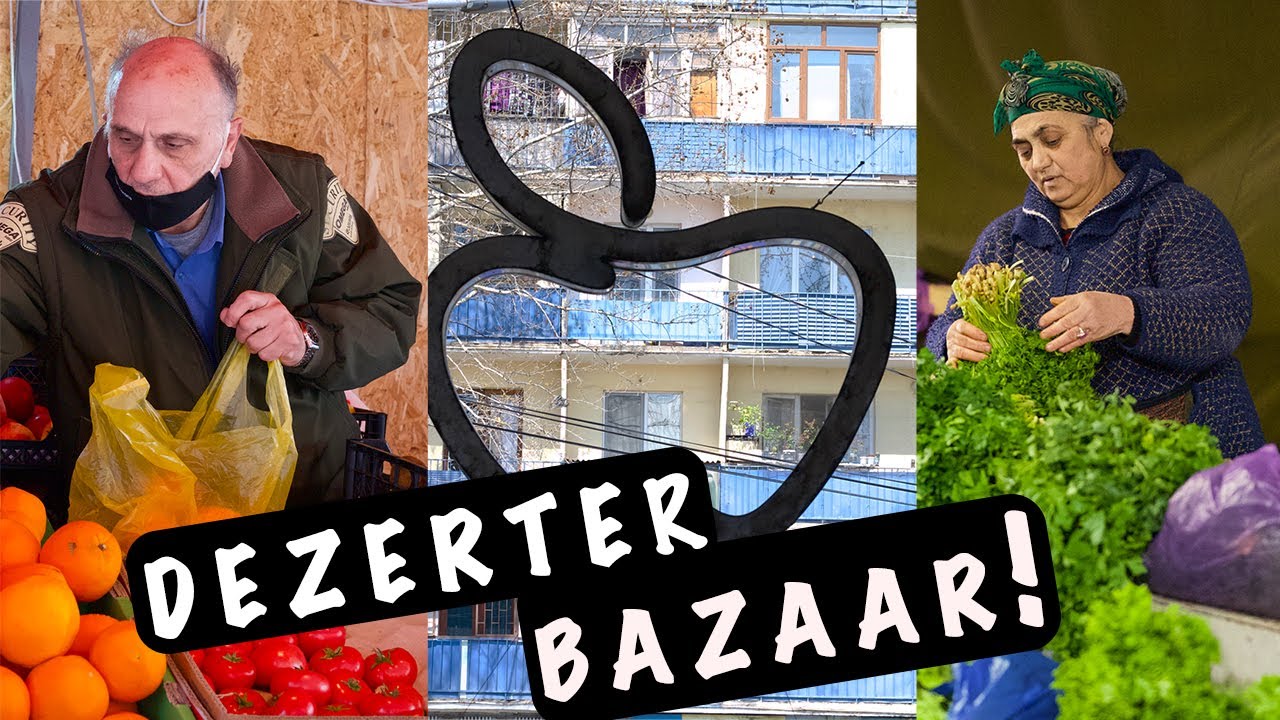 EXPLORING DEZERTER BAZAAR in TBILISI!! 🍅🍇 | GEORGIA TRAVEL VLOG 🇬🇪 ...
