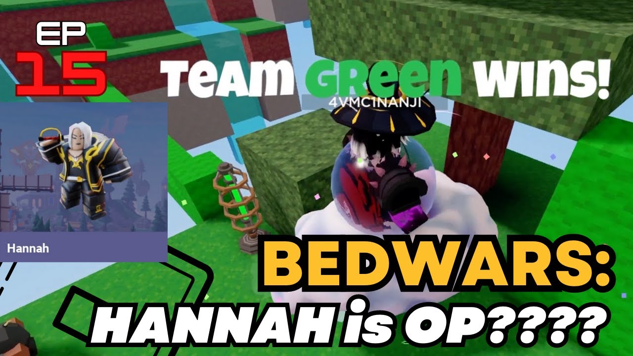 We Become A Hannah To Try And Beat Everyone Roblox Bedwars Youtube