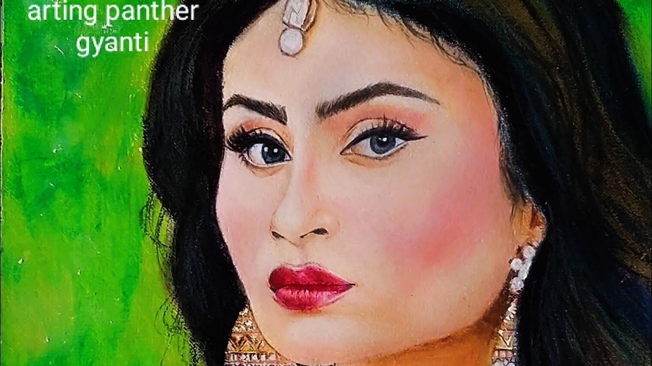 how to draw mouni Roy as shivanya //naagin drawing //naagi1 - YouTube