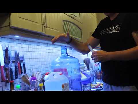 Evde Rakı yapımı. Damacanada. 12 dakikada 10 litre