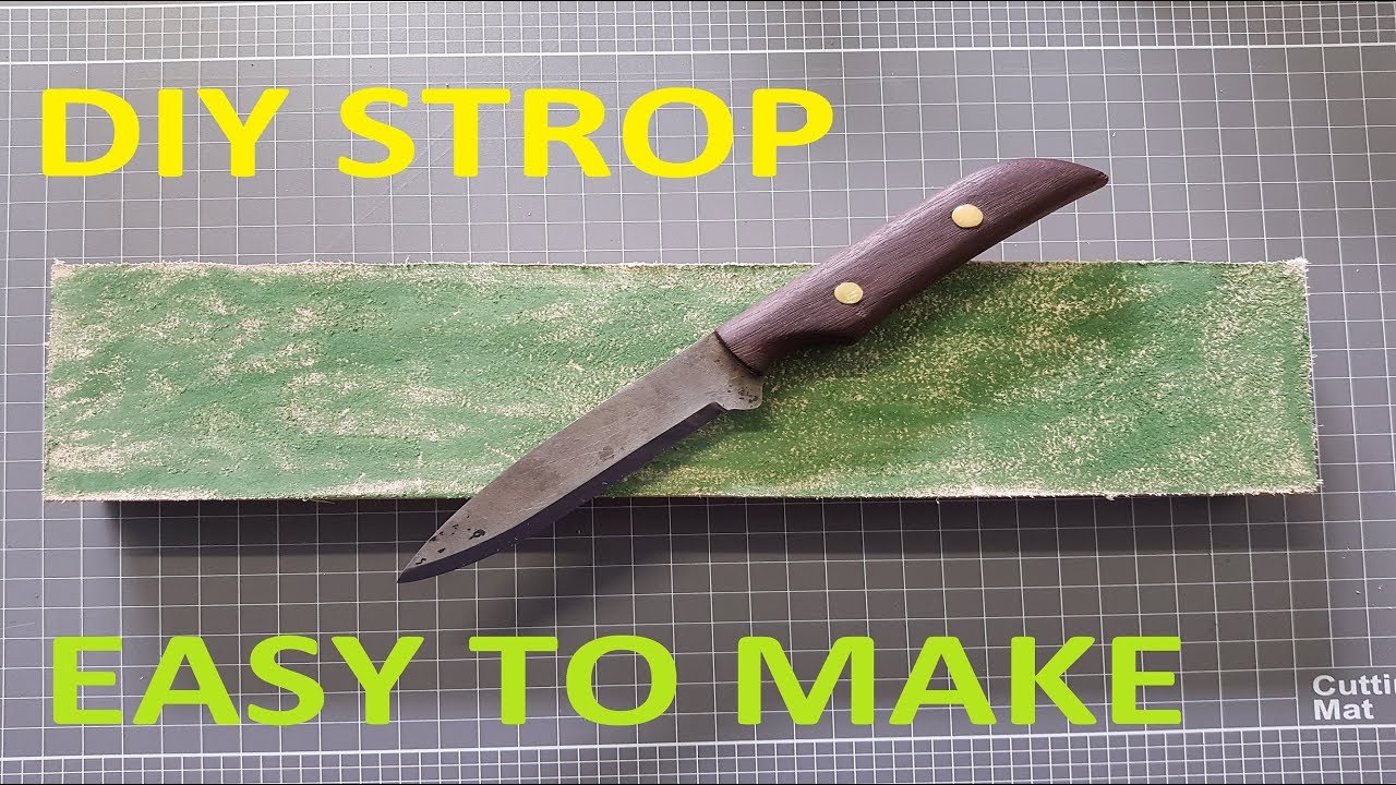 DIY Strop Making and Applying Compound - YouTube