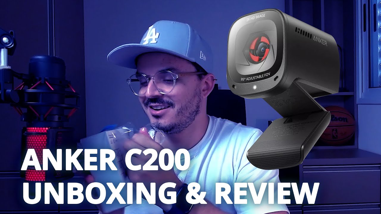 Anker PowerConf C200 Webcam Unboxing & Review + Comparativo Logitech ...