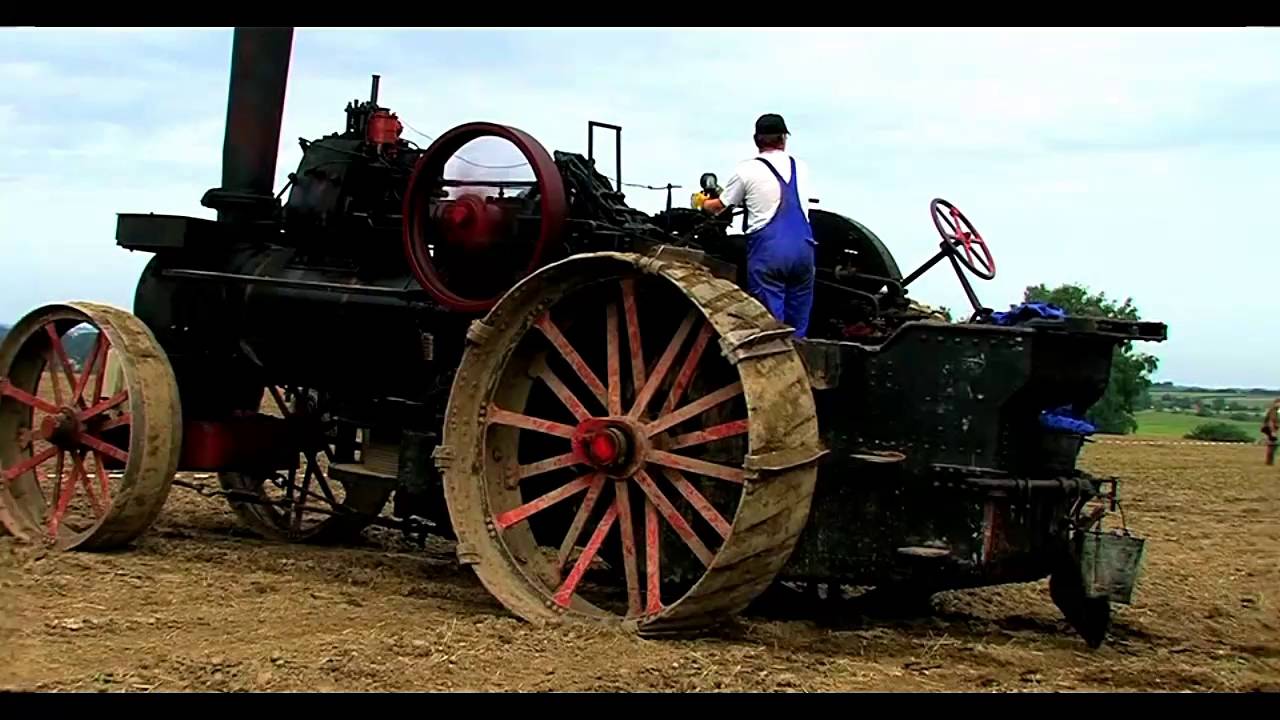 Traktor Steam Tractor Plowing - YouTube