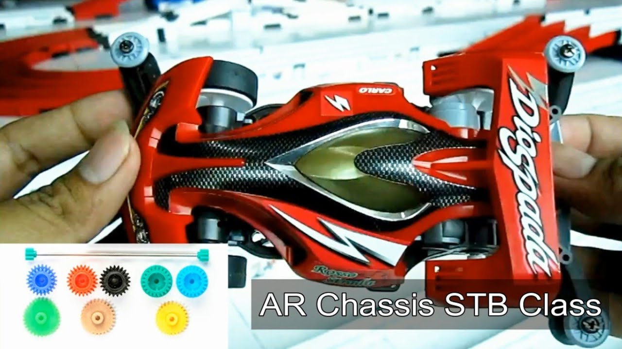 TAMIYA Mini 4WD DIOSPADA PREMIUM (STB) - AR Chassis - Test Kecepatan ...