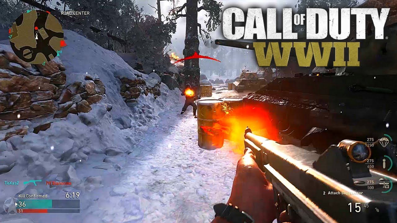 KILL CONFIRMED ON ARDENNES FOREST - CALL OF DUTY WW2 MULTIPLAYER ...