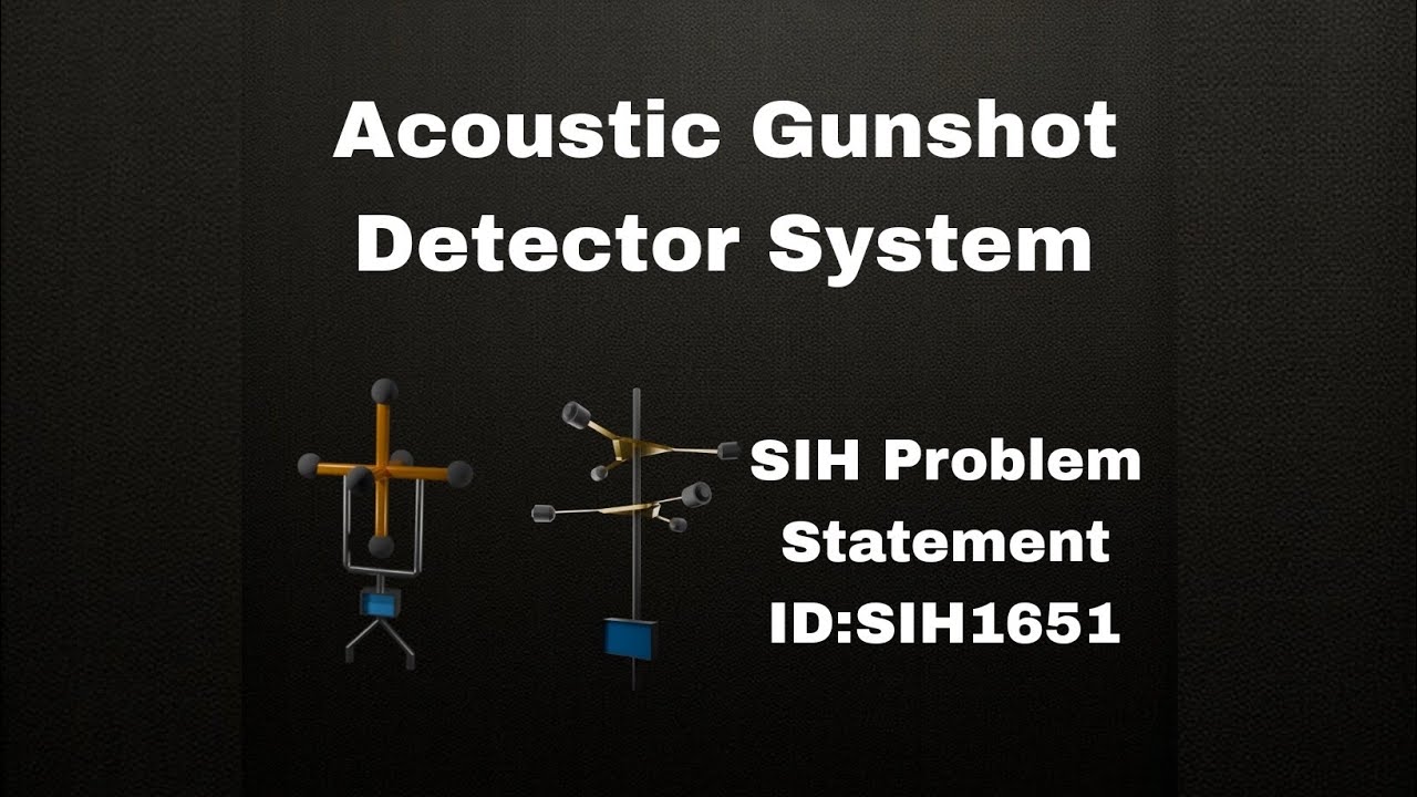 Acoustic gunshot detector system, SIH problem statement ID:SIH1651 ...