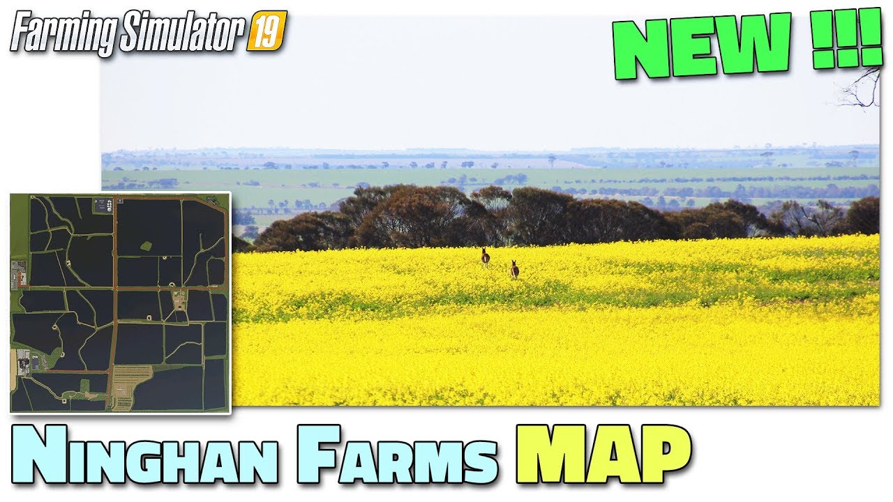 FS19 | NEW MAP "Ninghan Farms" - review - YouTube