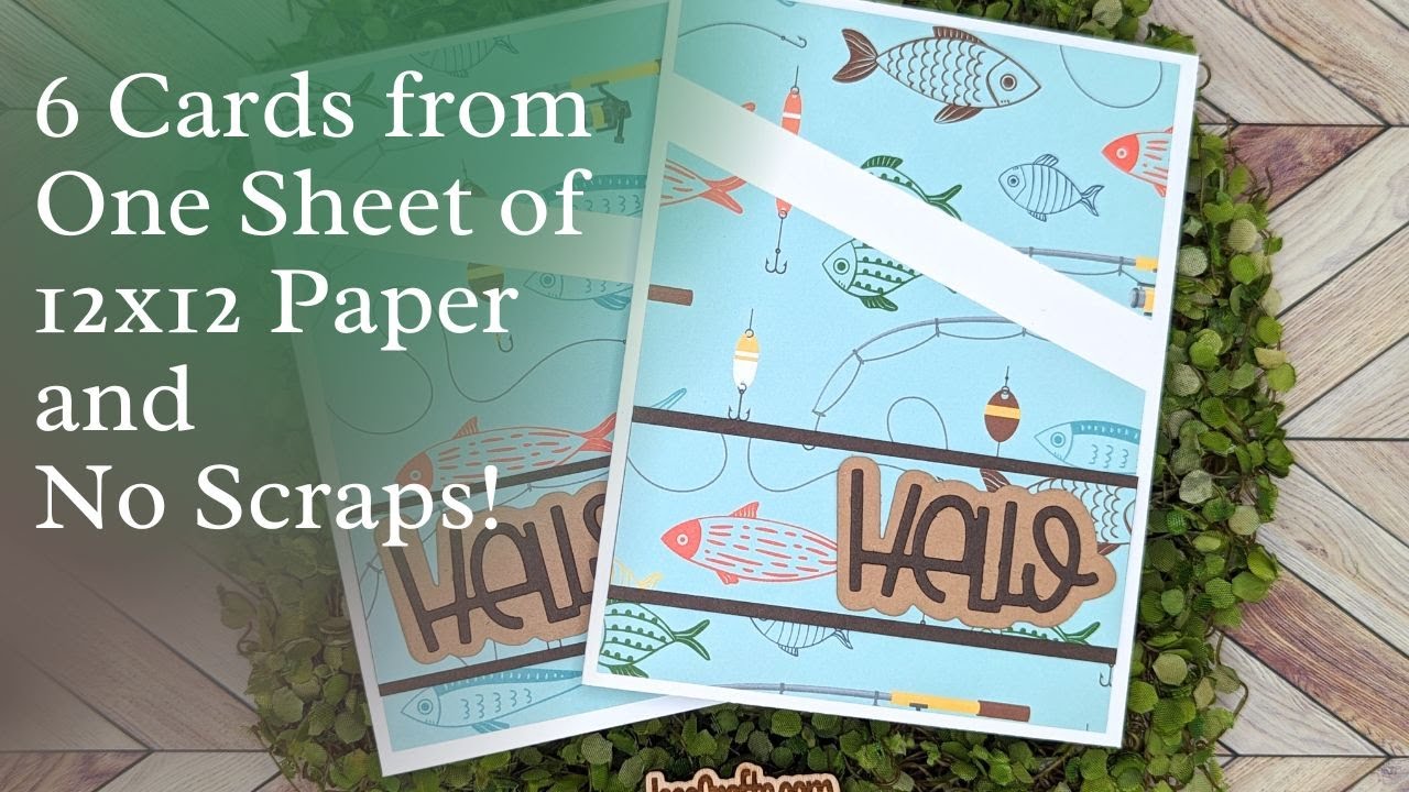 Single Sided Paper with 12x12 Paper Busting Templates - YouTube