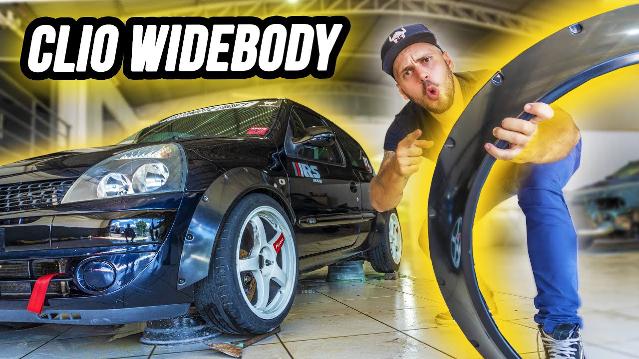 Vou colocar fender alargados no Clio! Mas qual? - Theo Amaral - YouTube