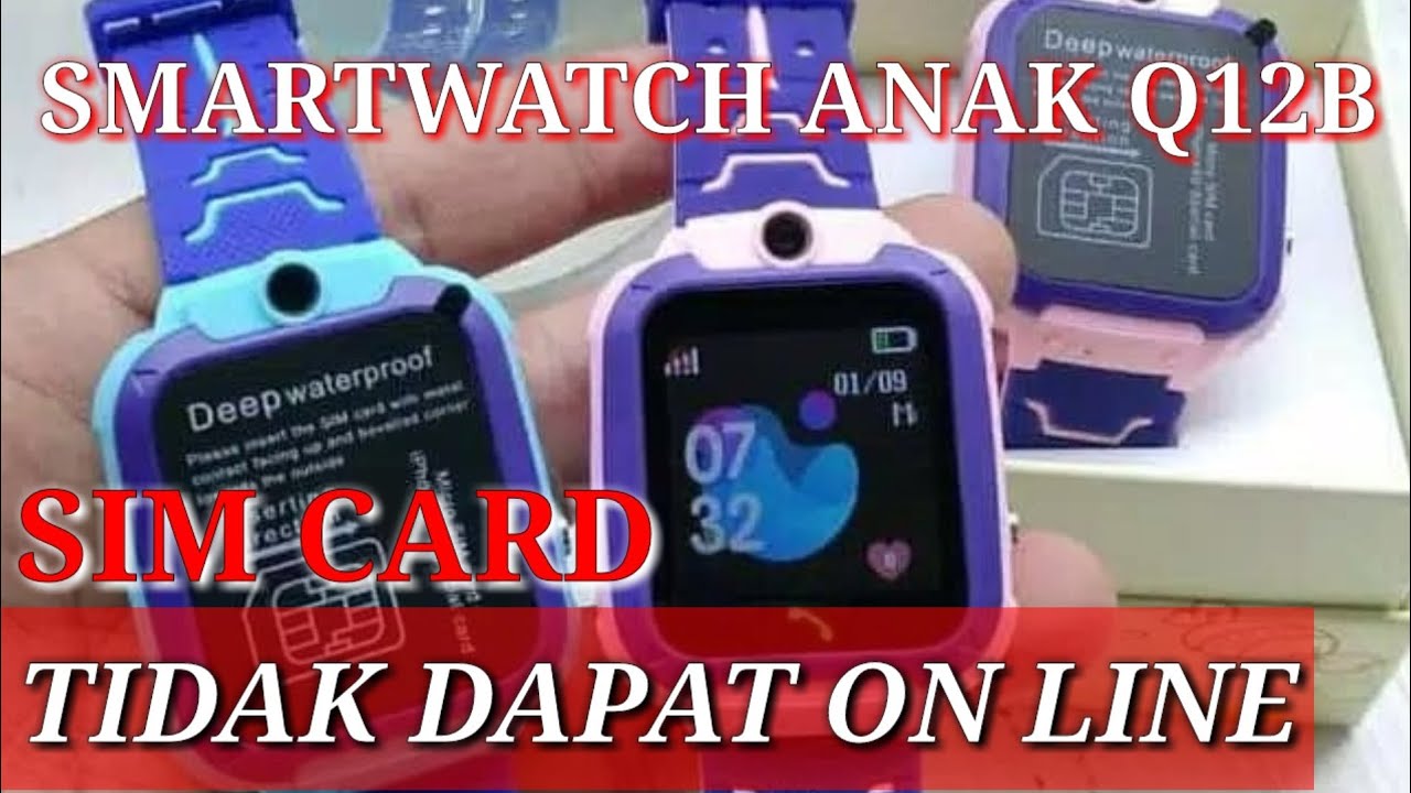 Smartwatch anak Q12 - MASANG SIM CARD - ONLINE - YouTube