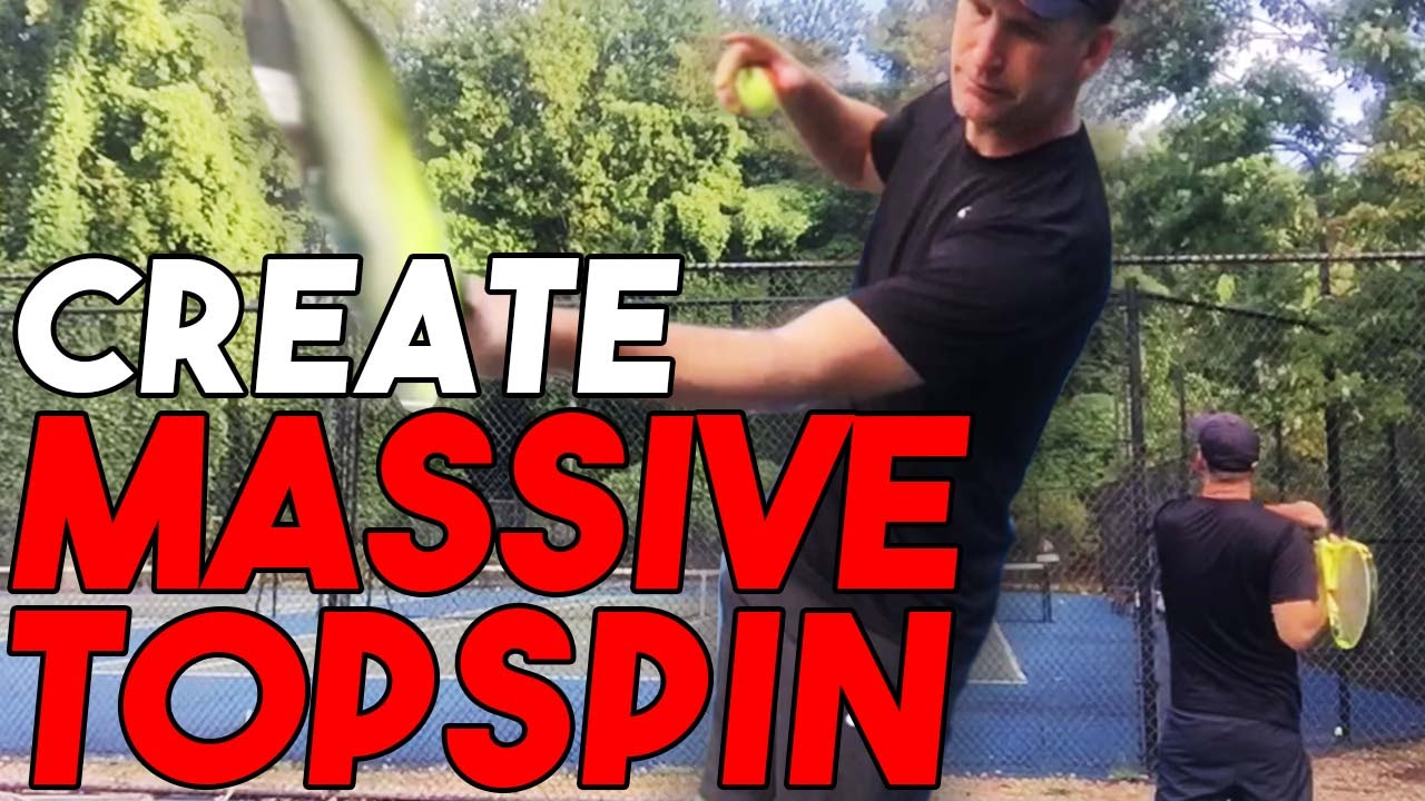 Topspin Forehand Lesson: Easy Drill to Create Massive Topspin - YouTube