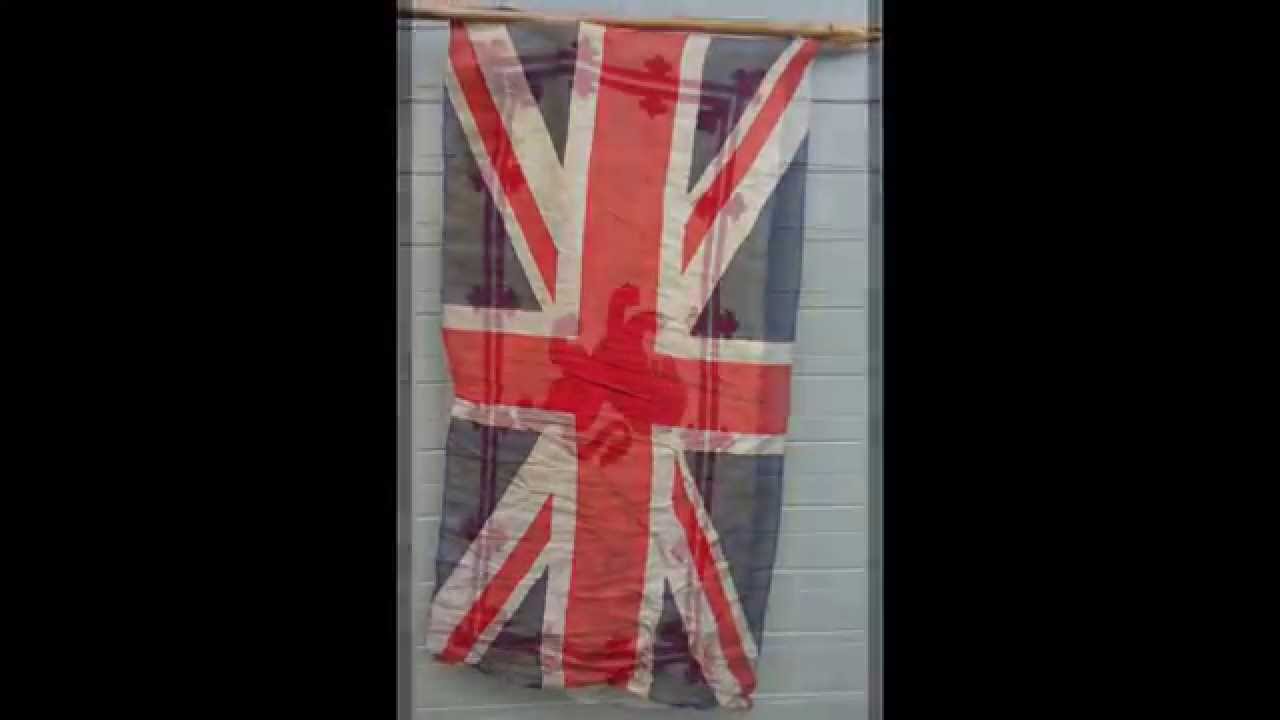 Colonial Soldier Vintage Union Jack Flags - YouTube