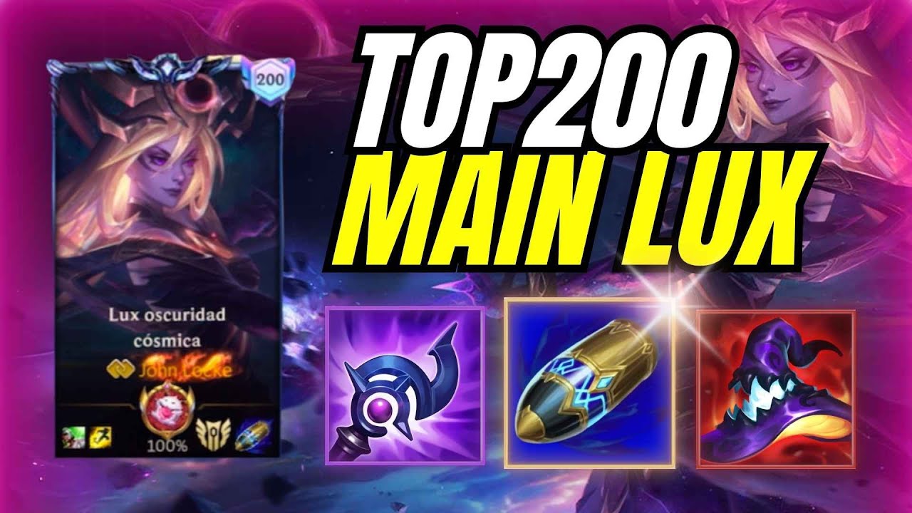 TOP 200 LUX WILD RIFT - PERFECT TIMES ABILITIES DOMINATE EVERYONE ...