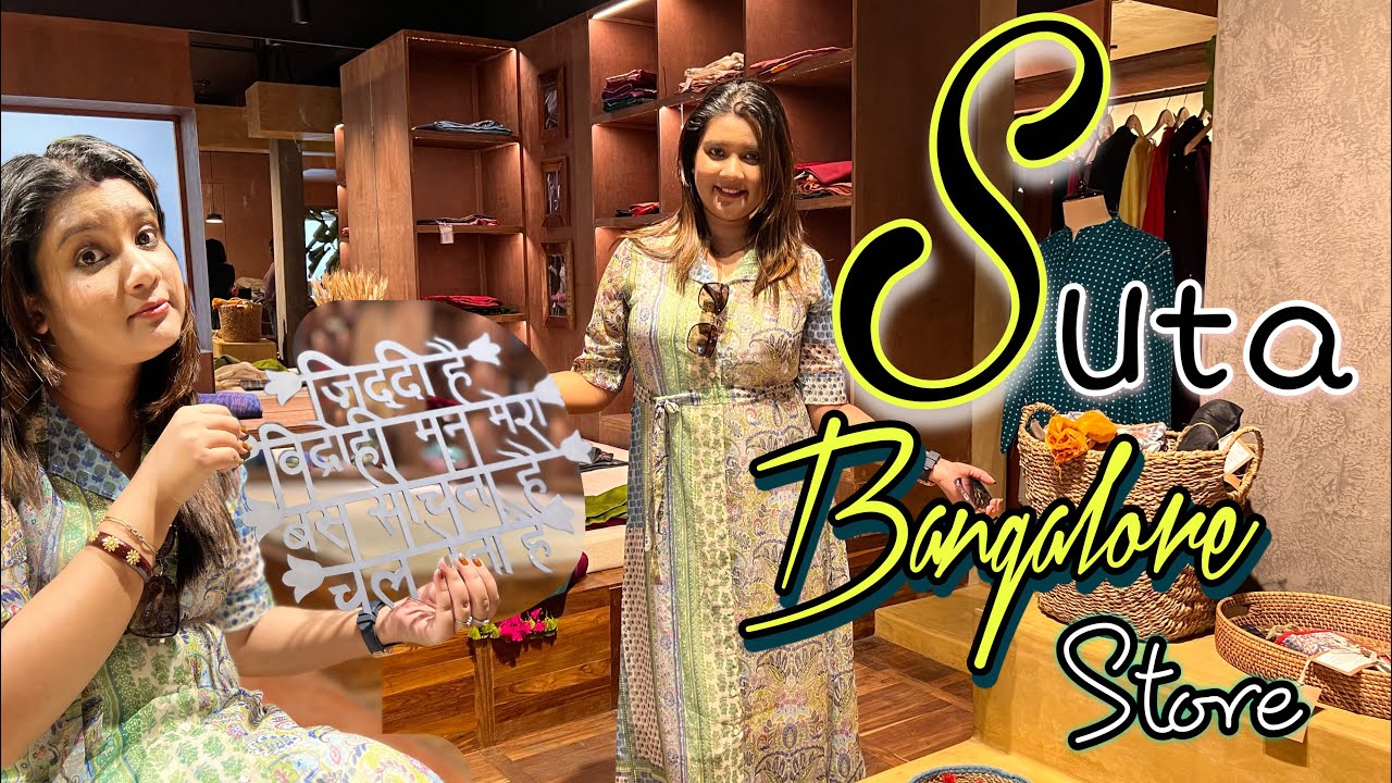 Saree kinte giye Police e dhore nilo😭SUTA Store in Bangalore #sareehaul #suta #saree - YouTube