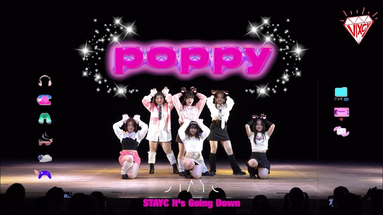 STAYC-POPPY dance cover by VIXCY @4月新歓公演 - YouTube