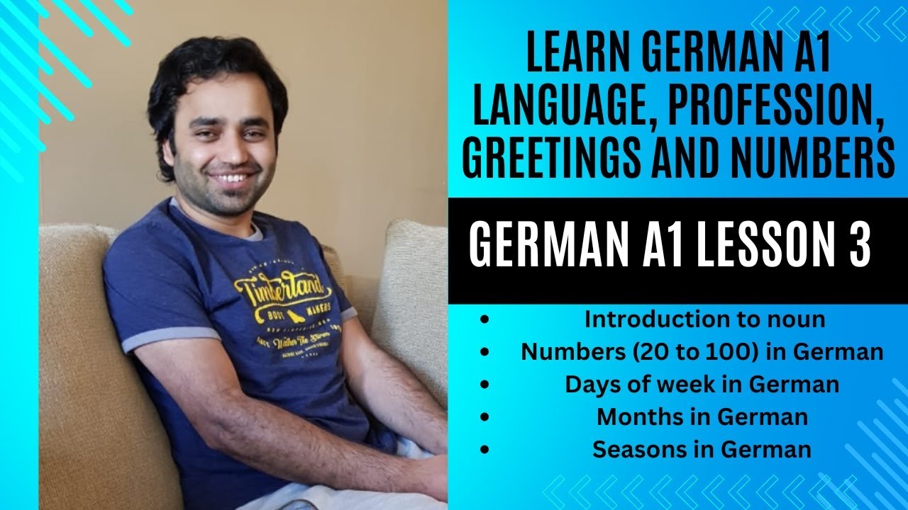 Learn German A1 Language,profession and Numbers/Effective German ...