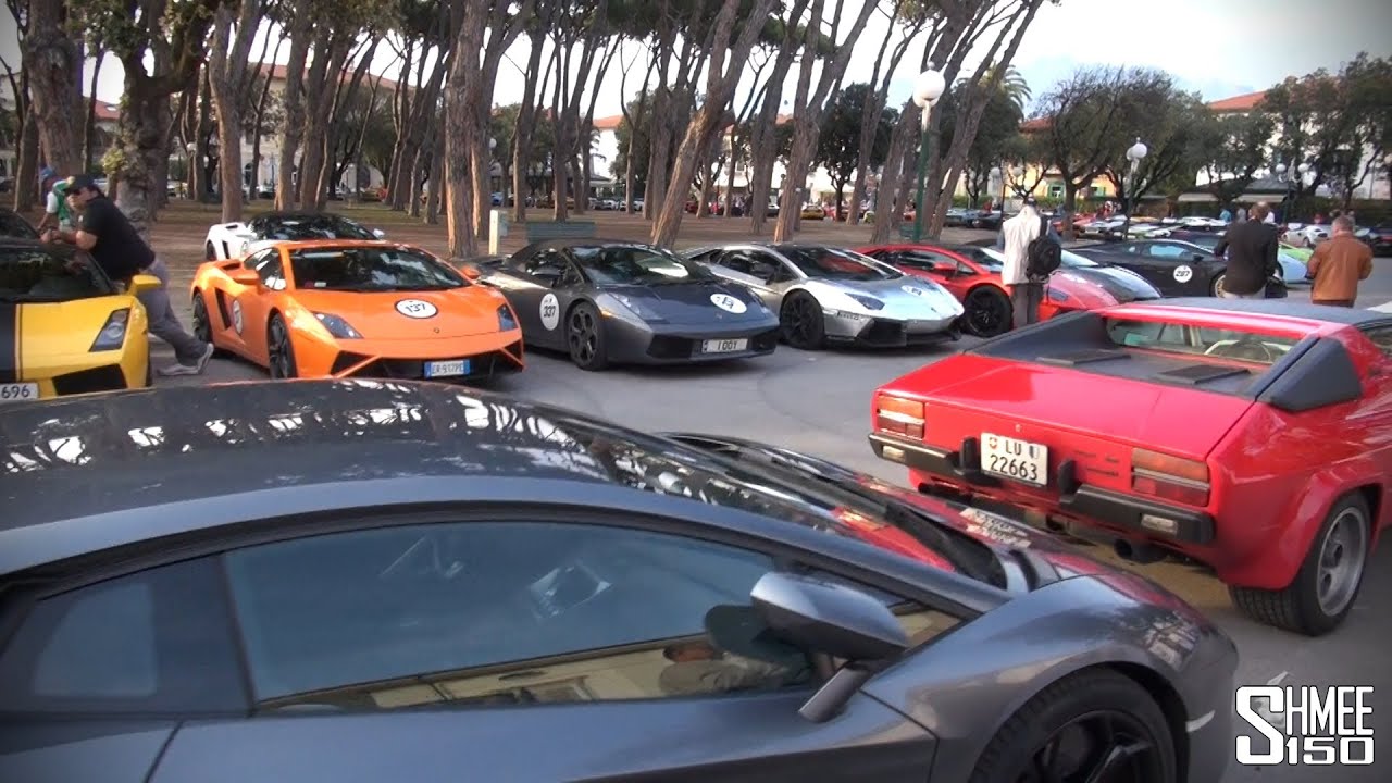 Forte dei Marmi Grid Tour - Lamborghini 50th Anniversary Grand Giro ...