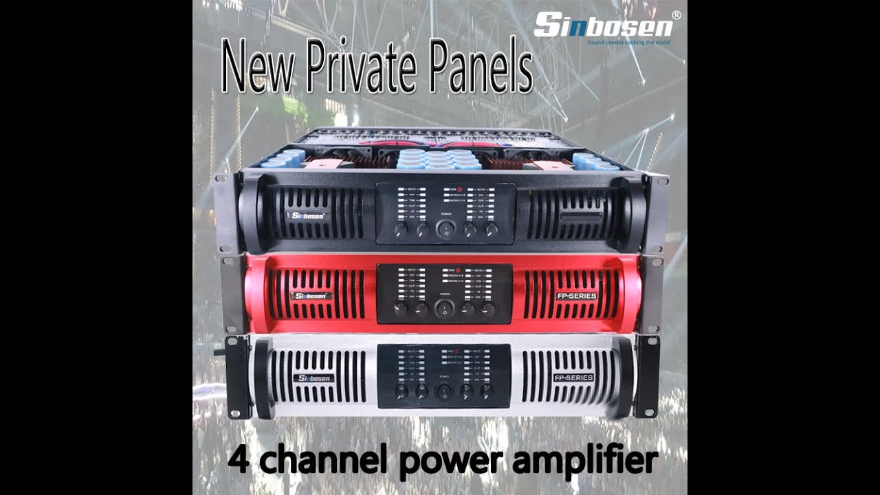 The power amplifier new panel arrived! - YouTube