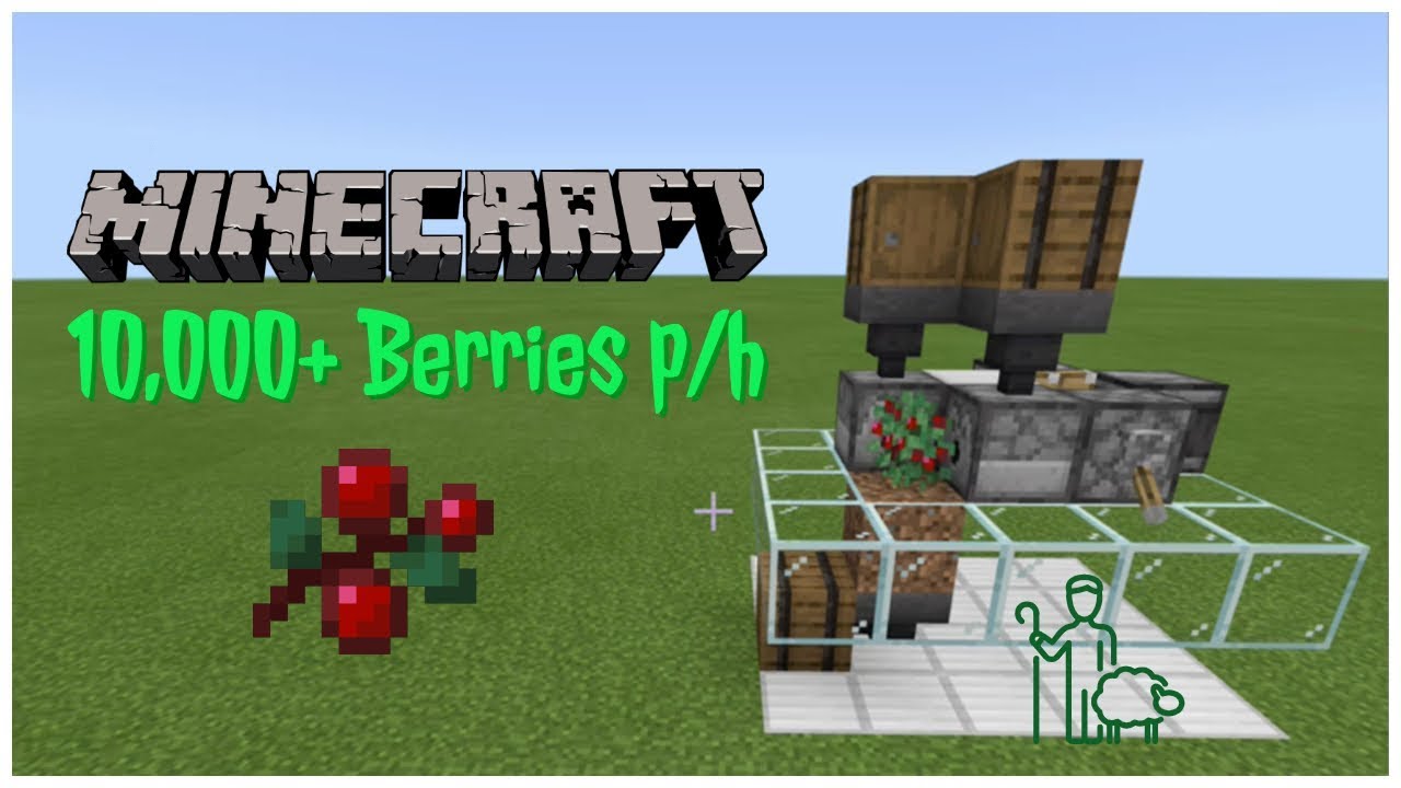 Automatic Berry Farm [simple] Fully AFK (10,000+ items/h) | 1.11 / 1.14 ...