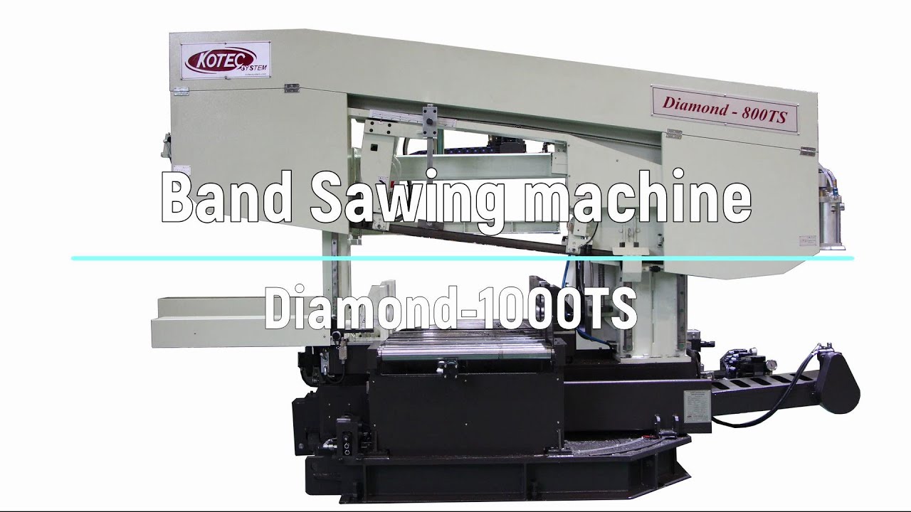 [KOTEC SYSTEM] Band sawing machine (Diamond-800TS) - South Korea - YouTube