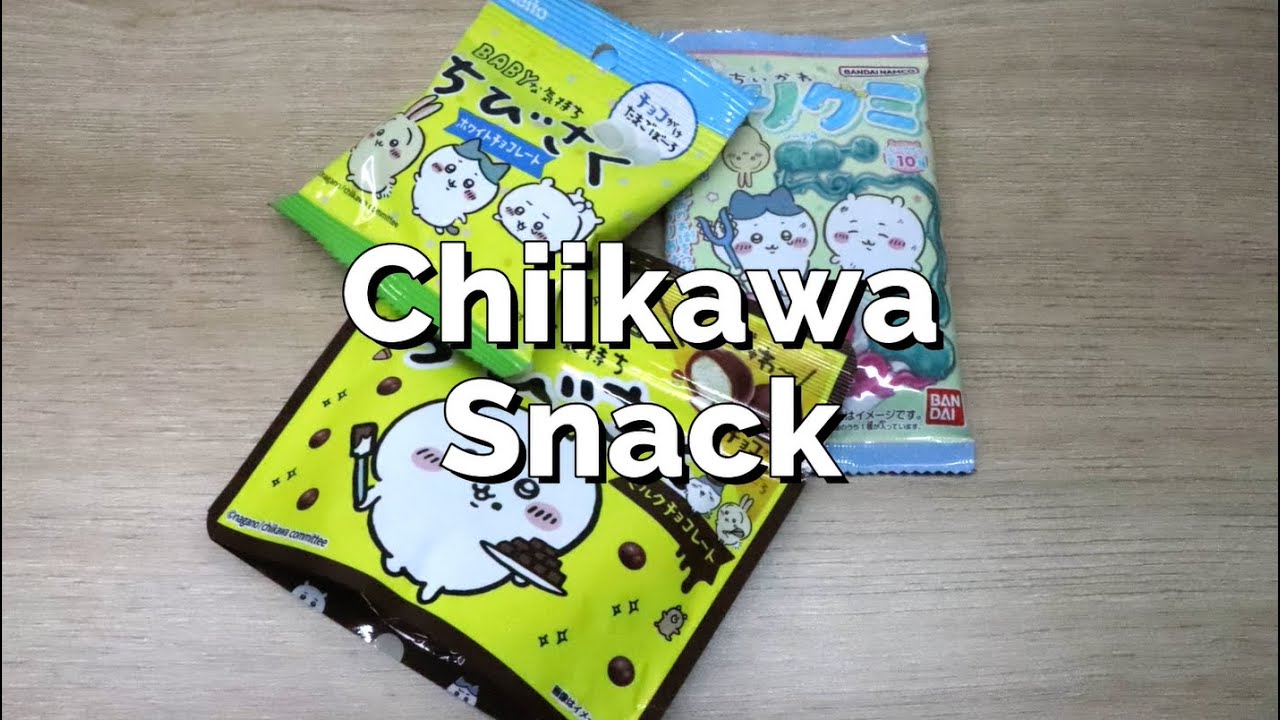 3 Chiikawa Snacks I bought in convenience store - YouTube