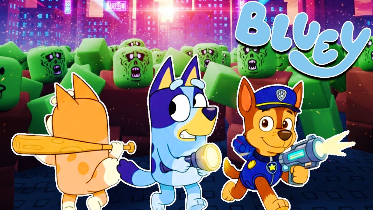 BLUEY y sus AMIGOS SOBREVIVEN al APOCALIPSIS ZOMBIE | Las Aventuras de ...