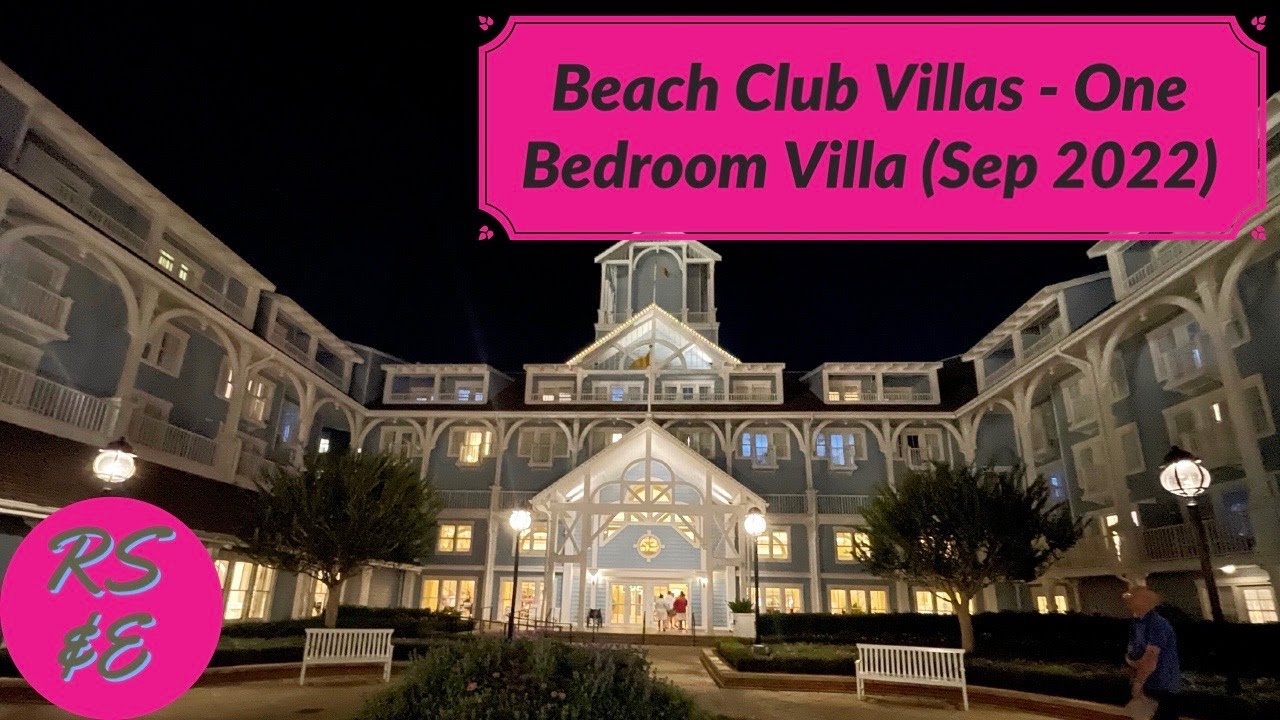 Beach Club Villas - One Bedroom Villa Tour - Walt Disney World ...