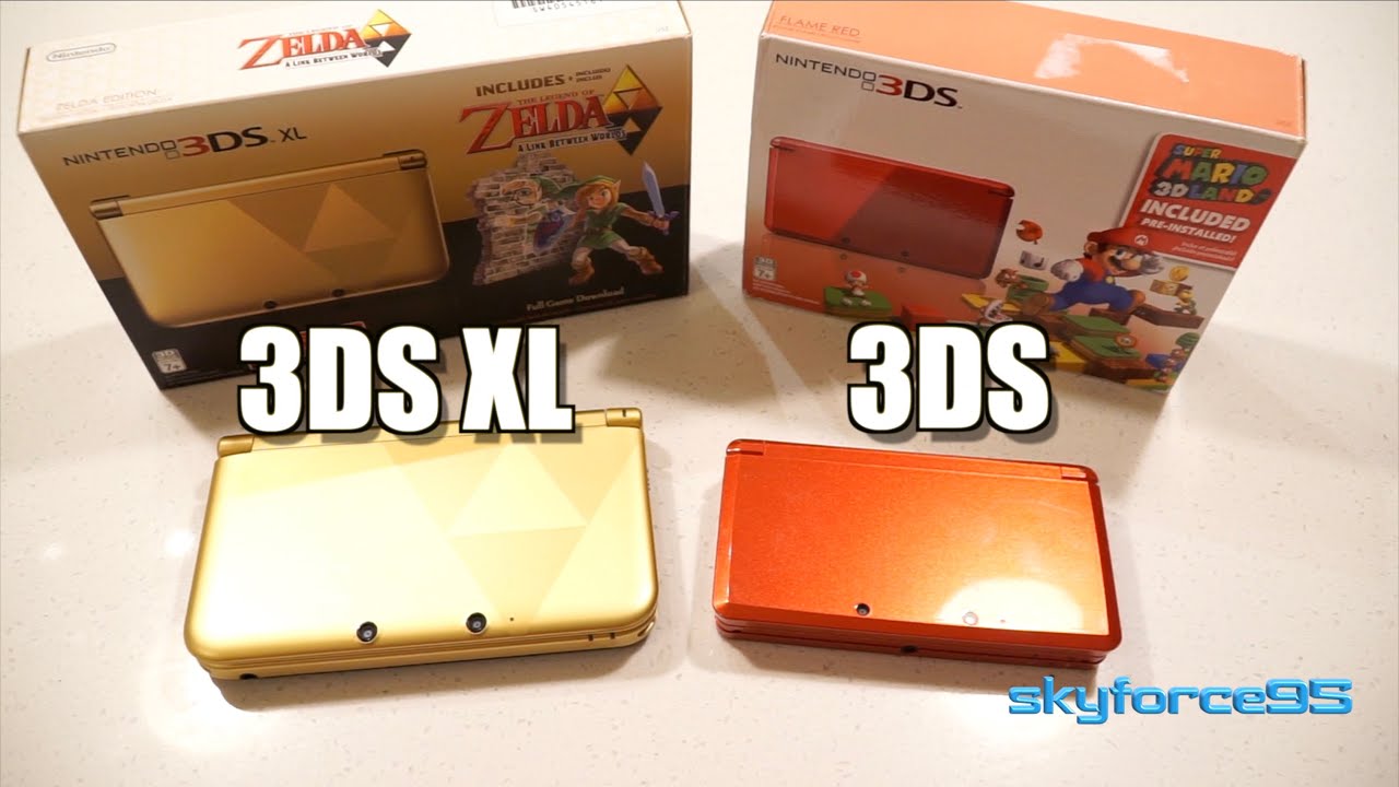 Nintendo 3DS XL vs 3DS Full Comparison - YouTube