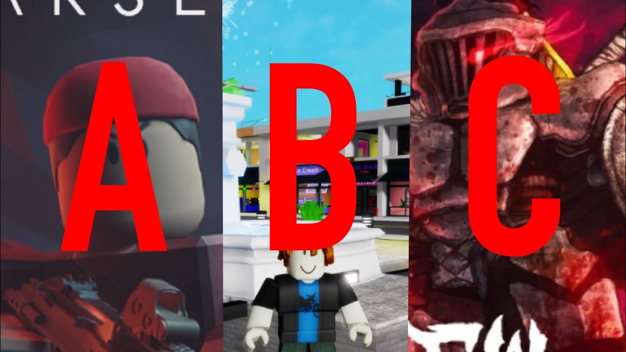 Roblox Games Alphabet - YouTube