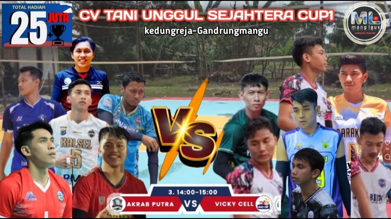 Wendi hayun Fahrul vs loren Angga Rio - akrab putra vs Vicky Cell - CV ...