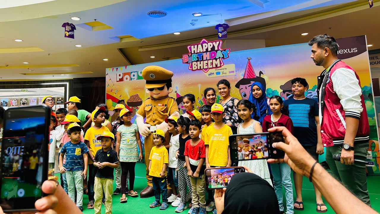 happy birthday party | chotta bheem |Lion with safaari - YouTube