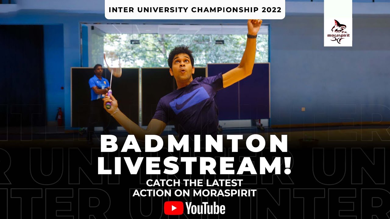 Inter university games | Badminton | Live - YouTube