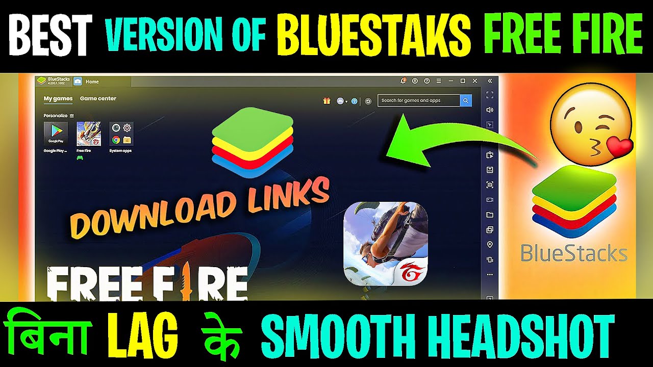 How to download Best version of BlueStacks for Free Fire without lag ...