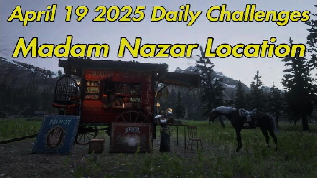 Red Dead Online Madam Nazar Location Daily Challenges April 19 2025 # ...