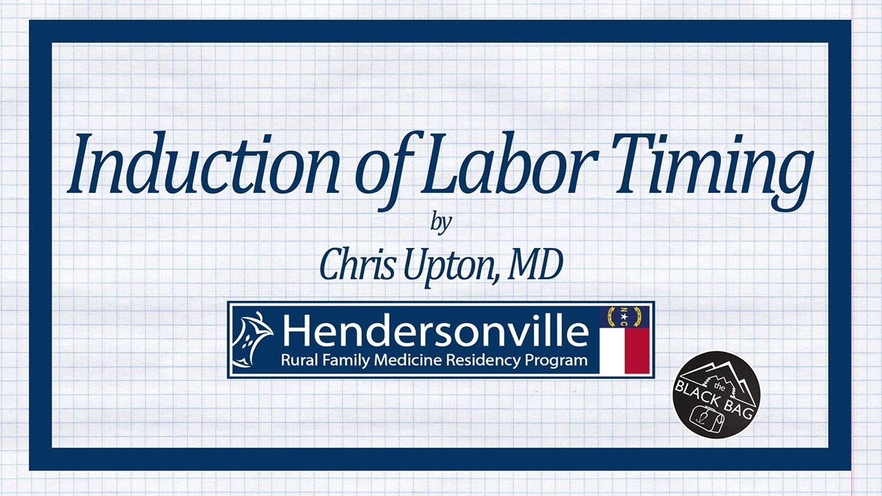 Induction of Labor Timing - YouTube