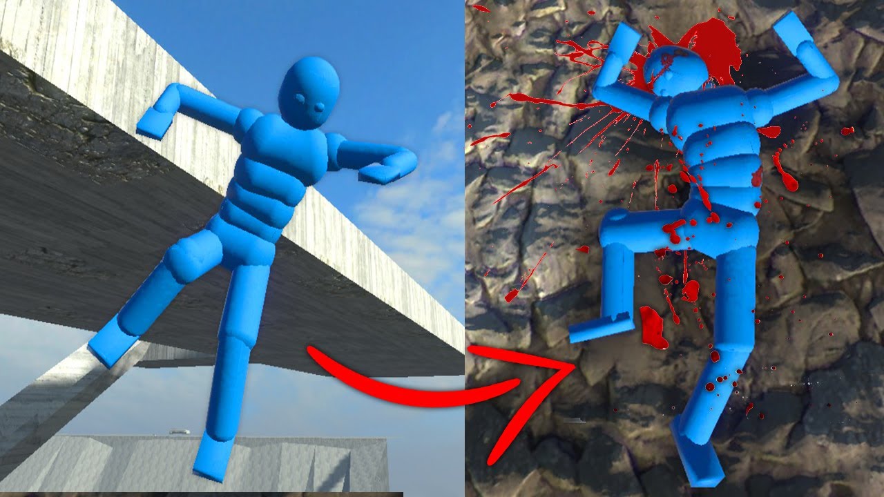 Overgrowth NPC Falls Compilation: The Best of Gravity Euphoria Ragdoll ...