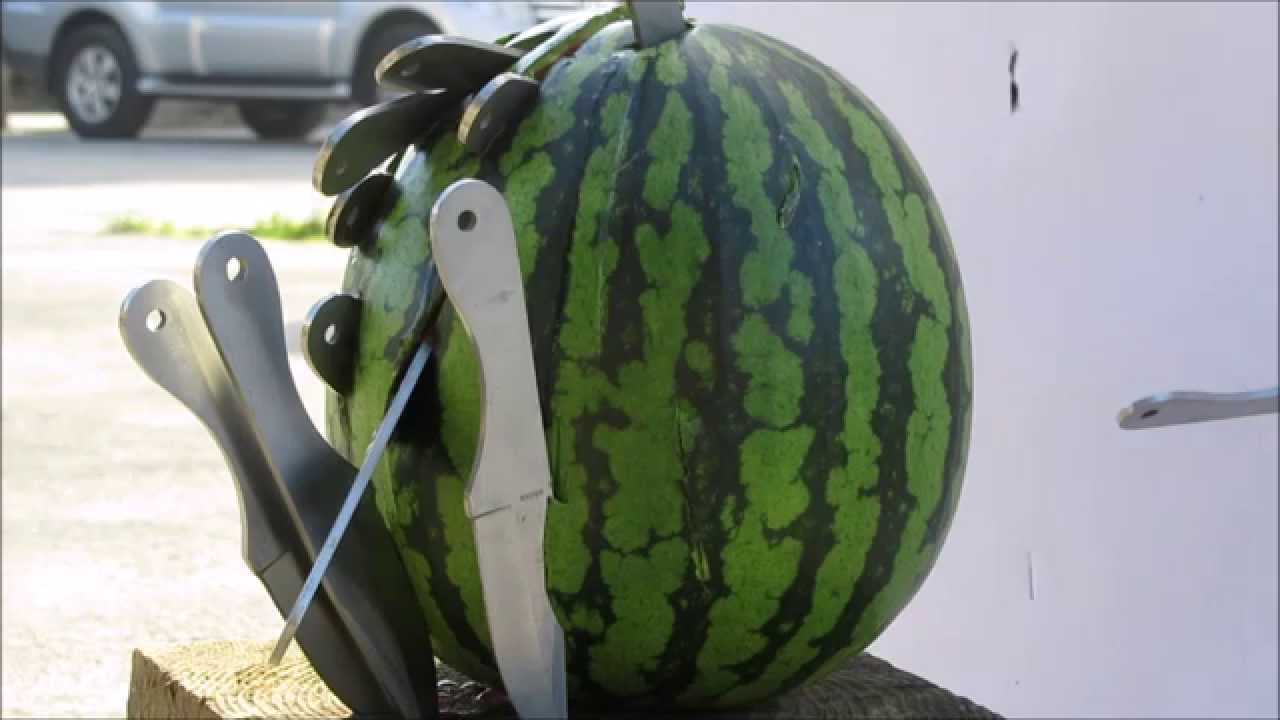 How To Destroy A Watermelon - YouTube